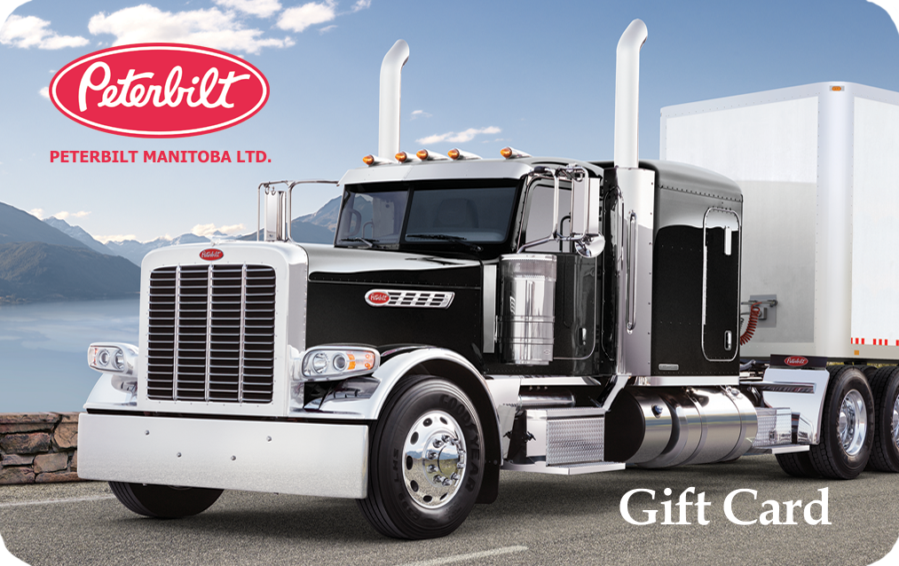 $50 Gift Card (Redeem In-Store) – Peterbilt Manitoba Ltd.